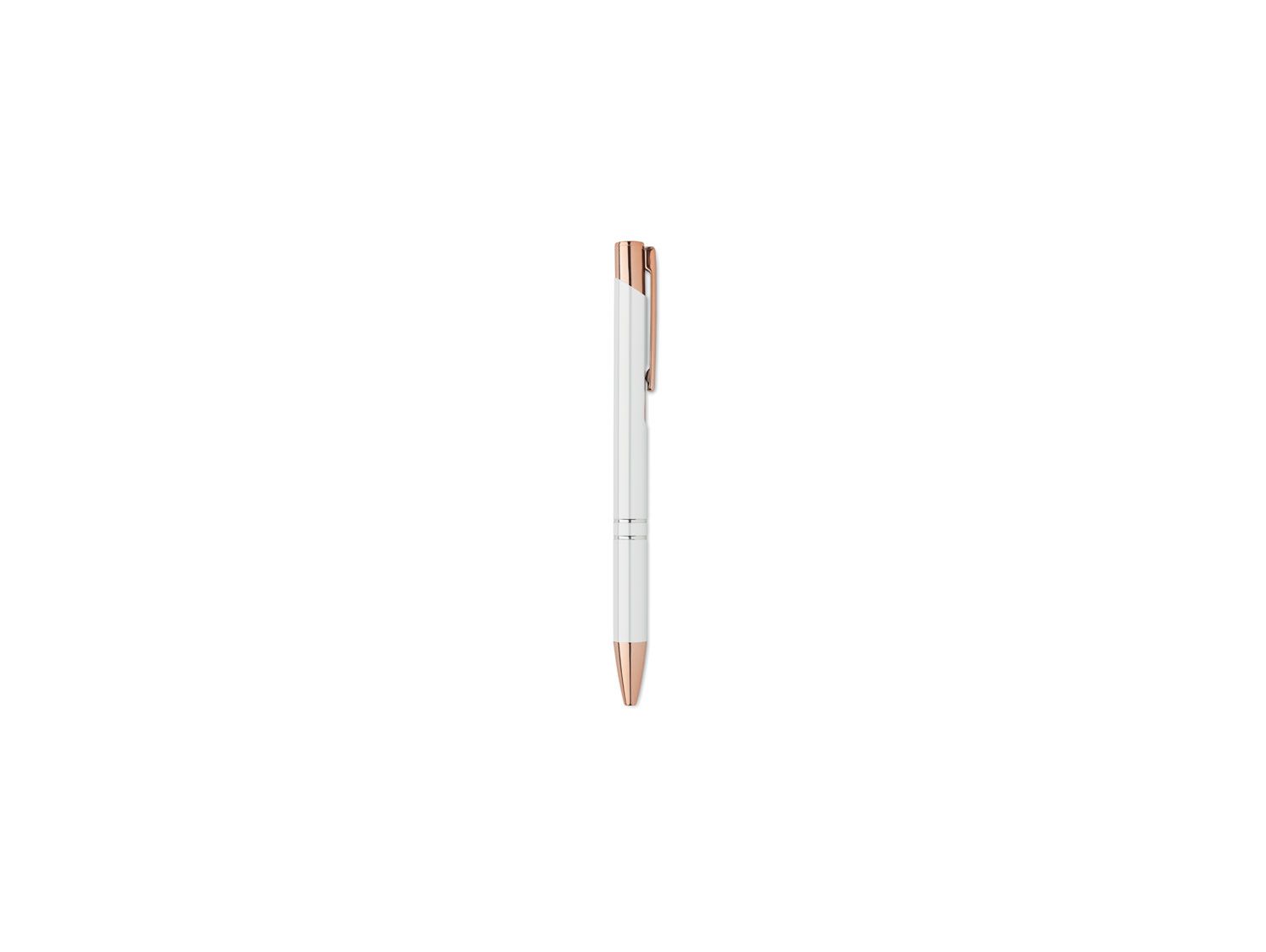 Pix elegant din aluminiu reciclat rosegold alb – Personalizat cu logo ...